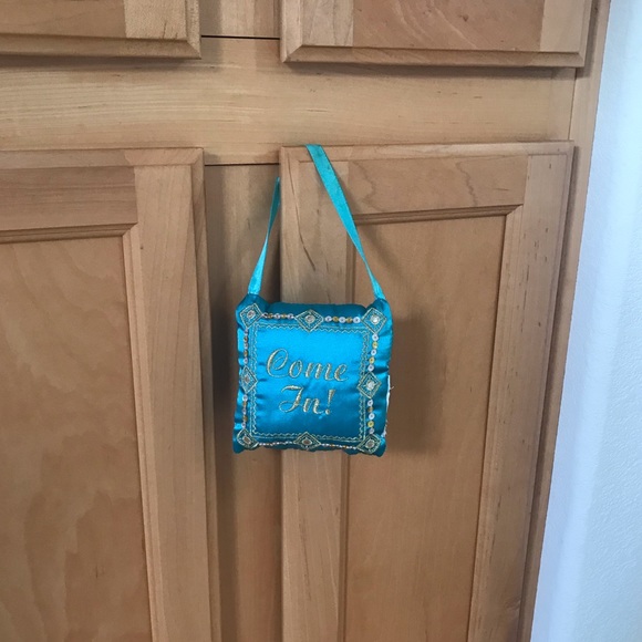 Accents | Blue Hanging Door Knob Sign | Poshmark